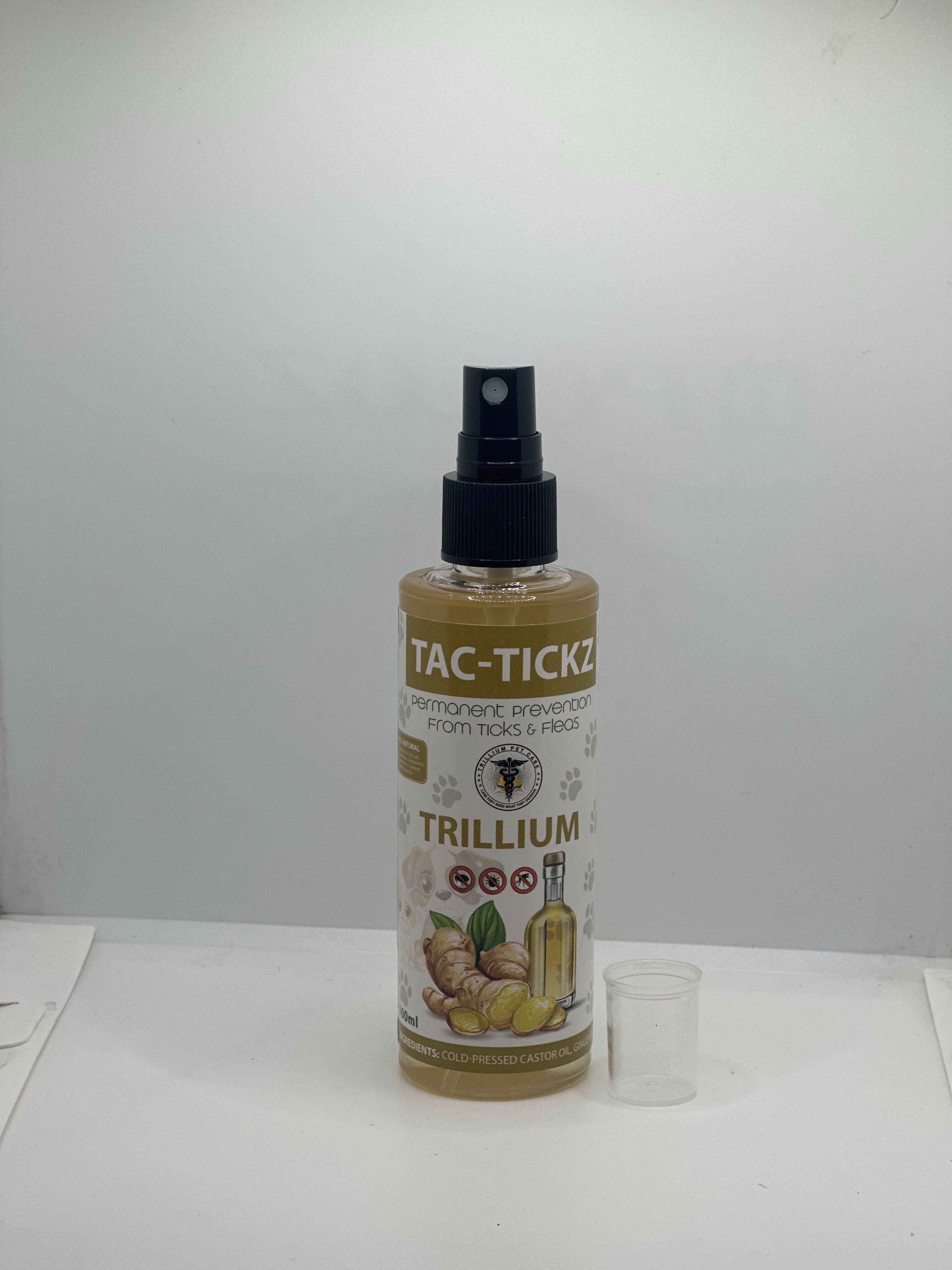 Tac-Tickz – Natural Tick & Flea Repellent Spray – Trillium Animal Care
