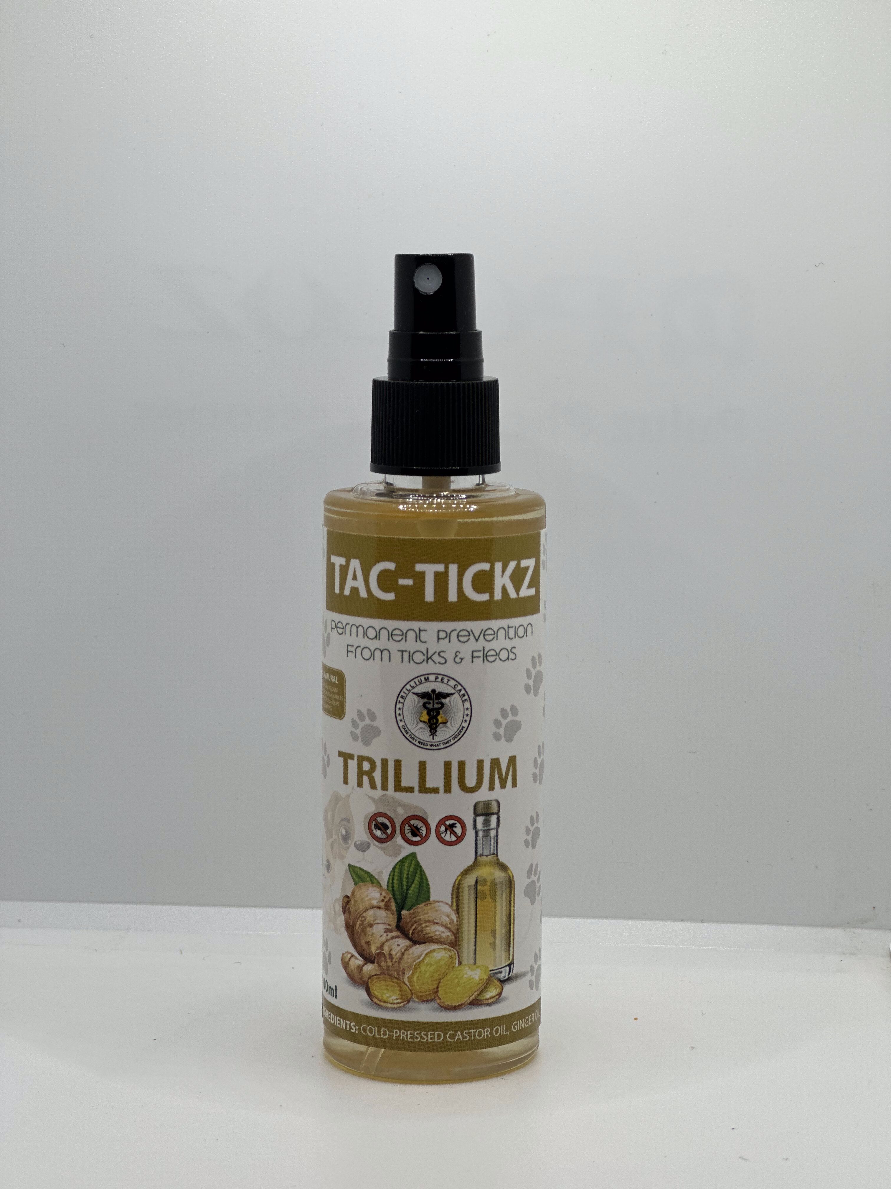 Tac-Tickz – Natural Tick & Flea Repellent Spray – Trillium Animal Care